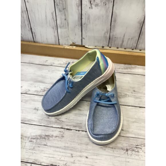 Hey Dude | Shoes | Hey Dude Wendy Youth Disco Azur Us Size Youth K3 ...